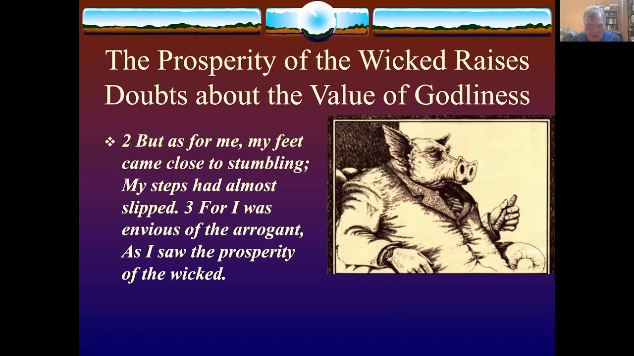 Psalm 73 Lecture by Dr. Joe Sprinkle - YouTube