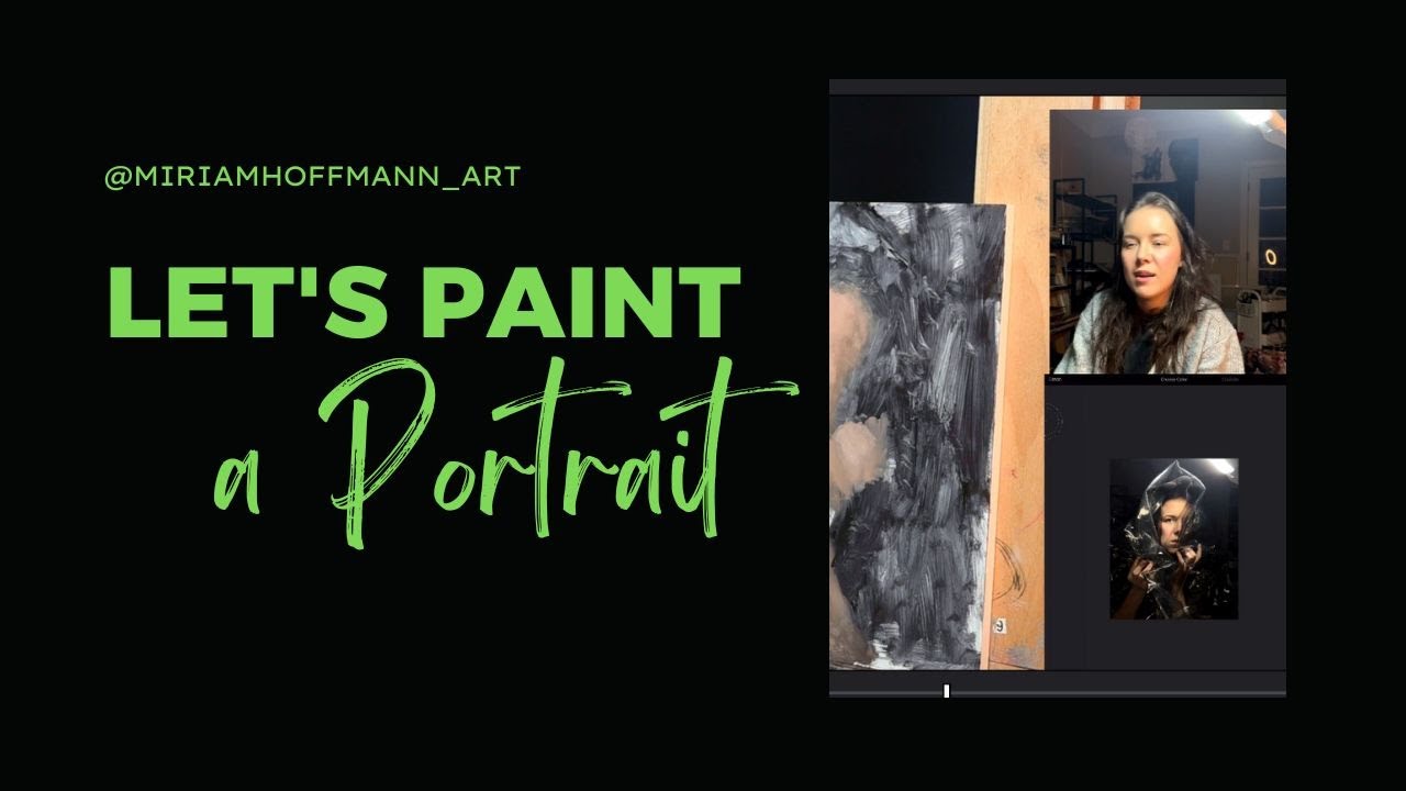 Painting a Portrait in Oil - From Reference Photo to Painting - PART 1 ...