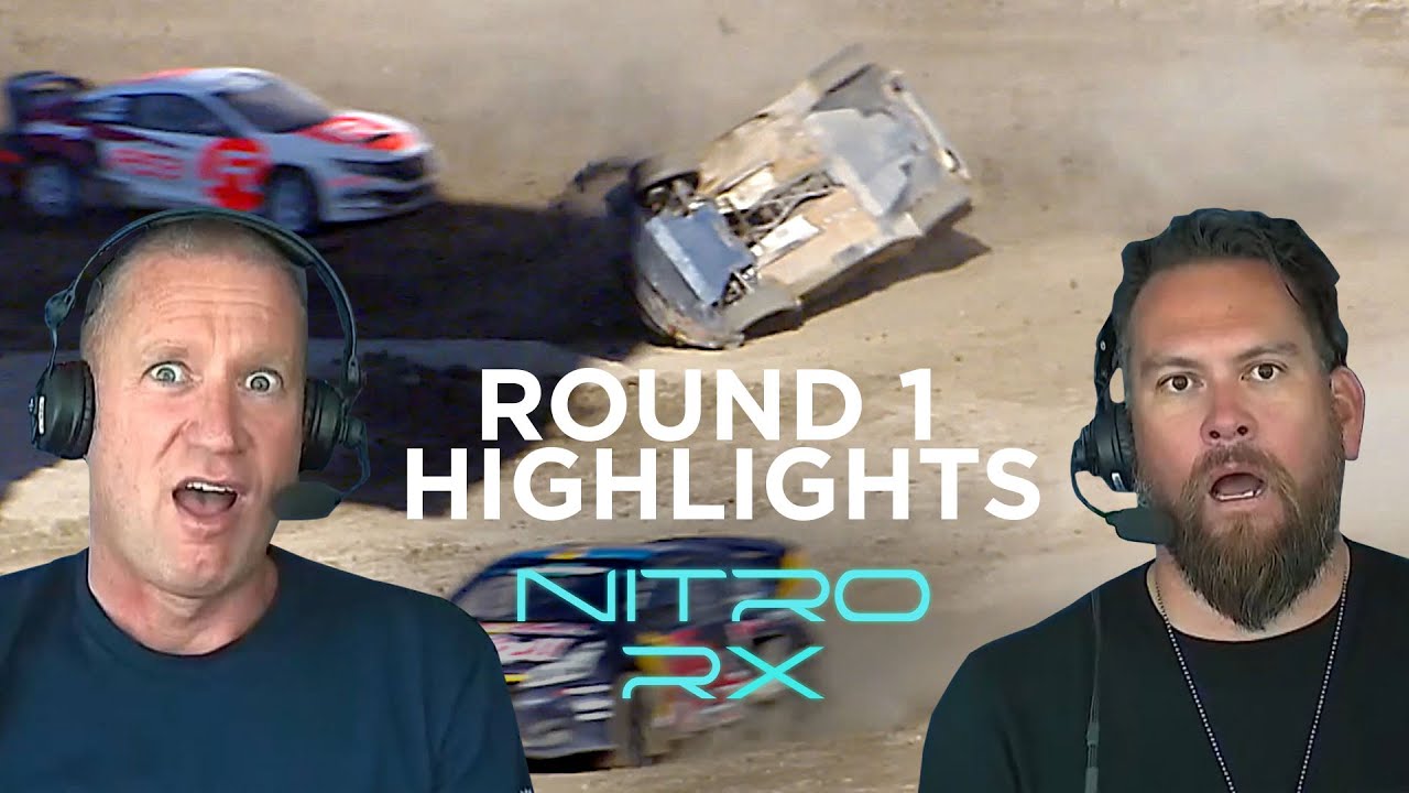 Nitro Rallycross Round 1 Highlights | Utah Motorsports Campus - YouTube