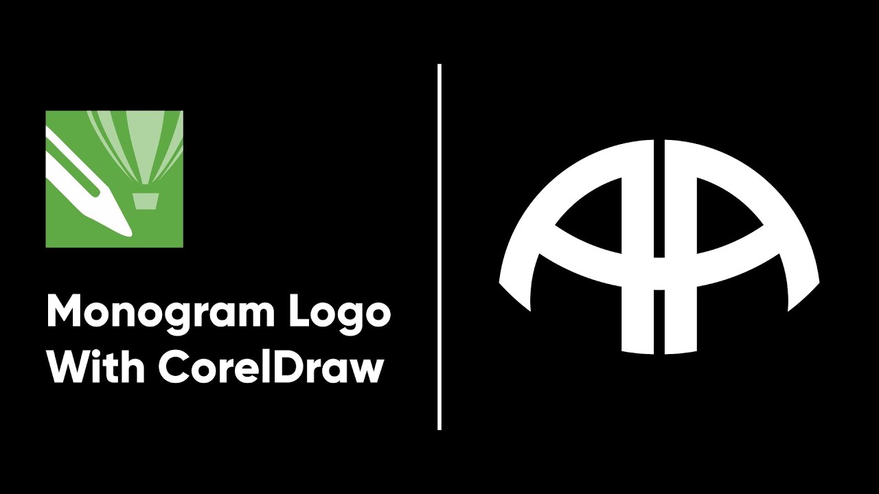Cara membuat Logo Monogram "AA" dengan CorelDraw - Monogram Logo ...