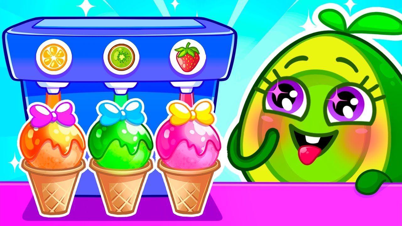 Avocado Babies Play Ice Cream Machine 🍧🍦🍨 || Best Kids Cartoon by Pit ...