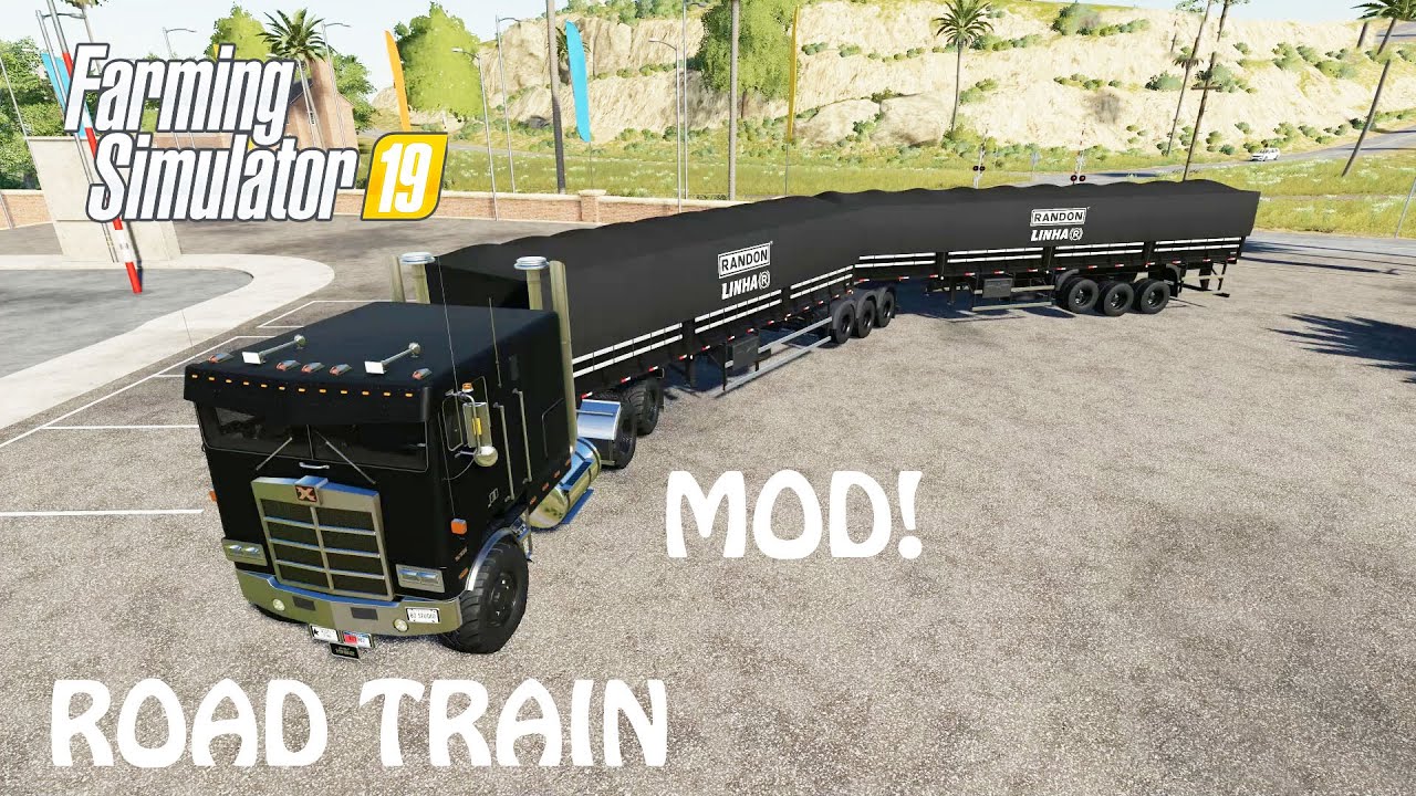 HOW TO MAKE A ROAD TRAIN in Farming Simulator 2019 | THIS NEW MOD DOES ...