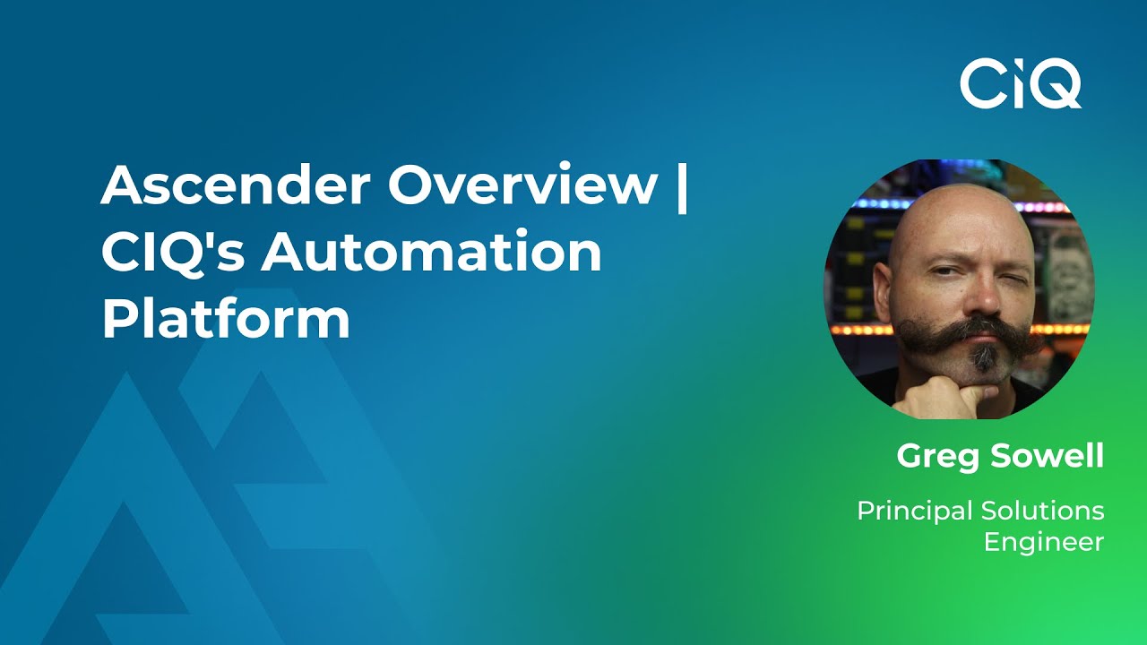 Ascender Overview | CIQ's Automation Platform - YouTube