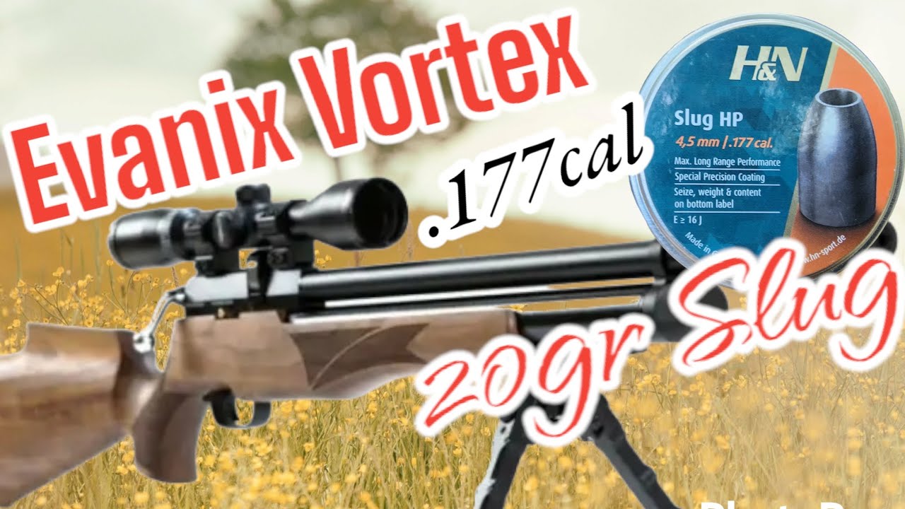 Evanix Vortex Accuracy Test||H&N Slug 20gr Accuracy Test at 50 yrds ...