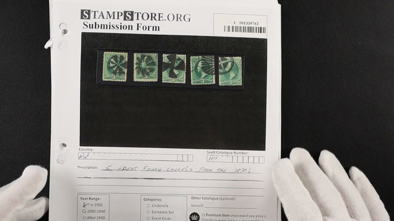 Some Rare Classic Stamps & Lots of Fancy Cancels - YouTube