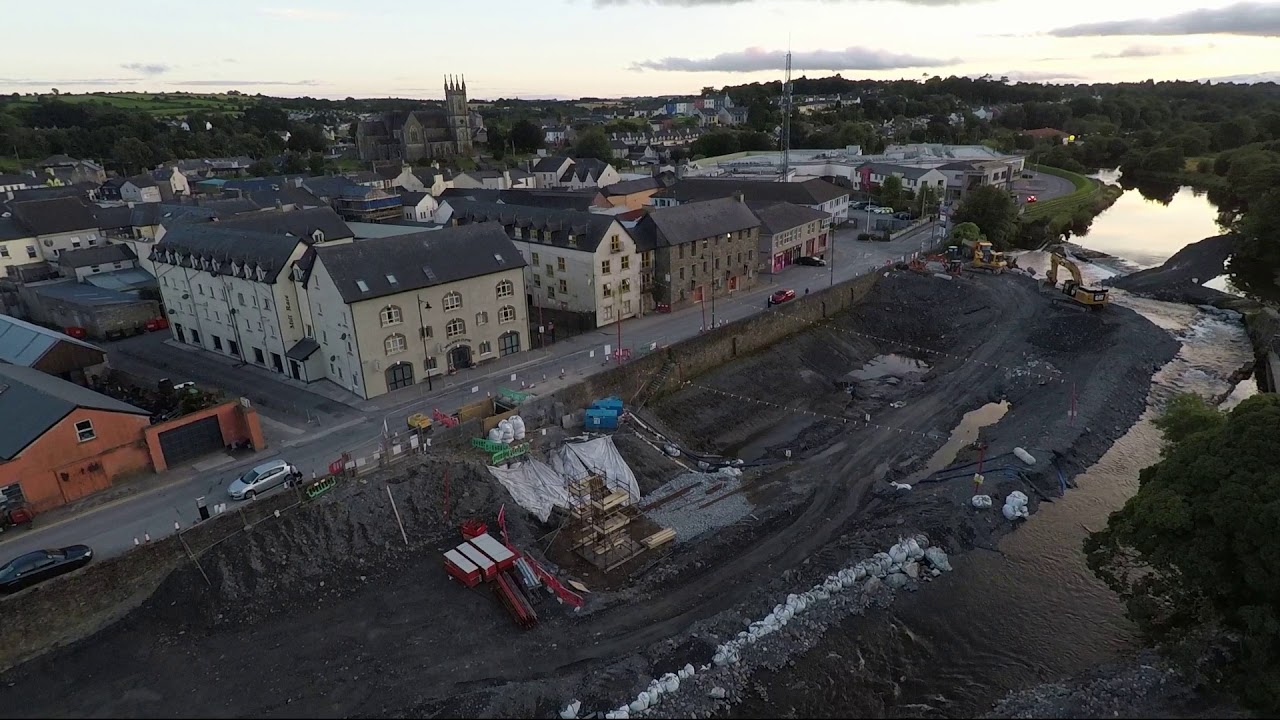 First signs of the New Bandon Bridge - YouTube