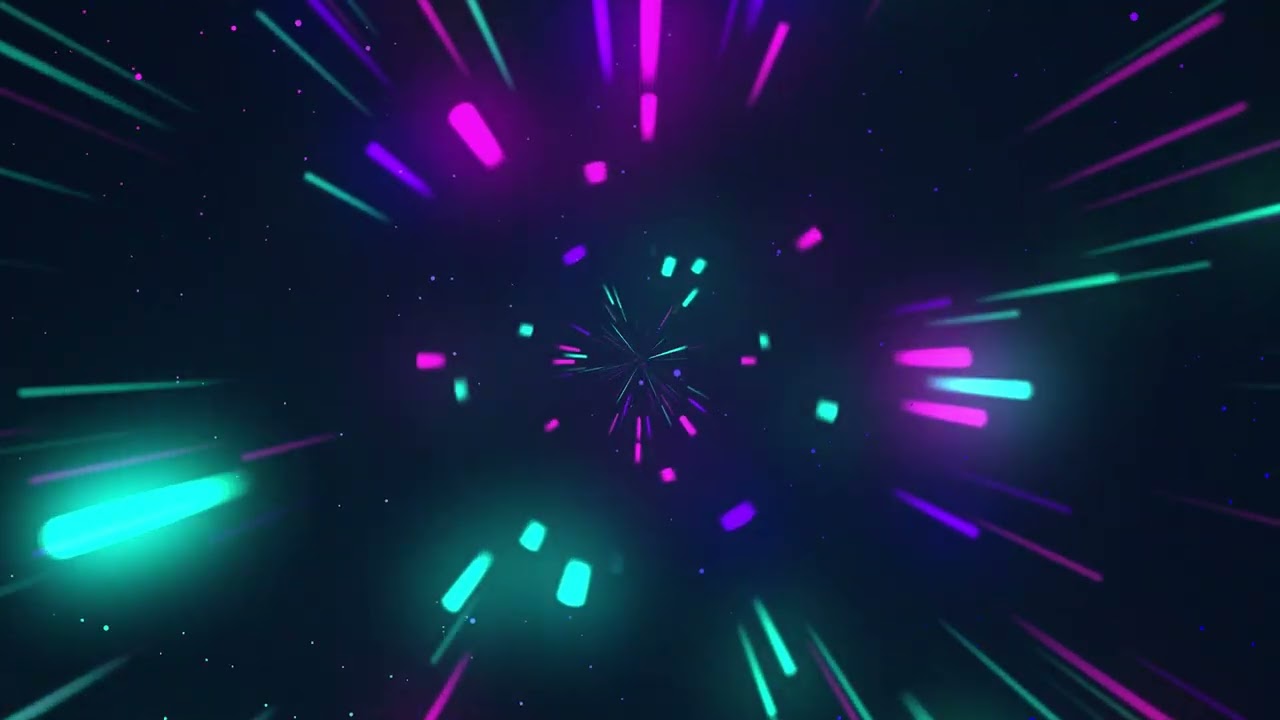 Neon Background 10 minutes - YouTube