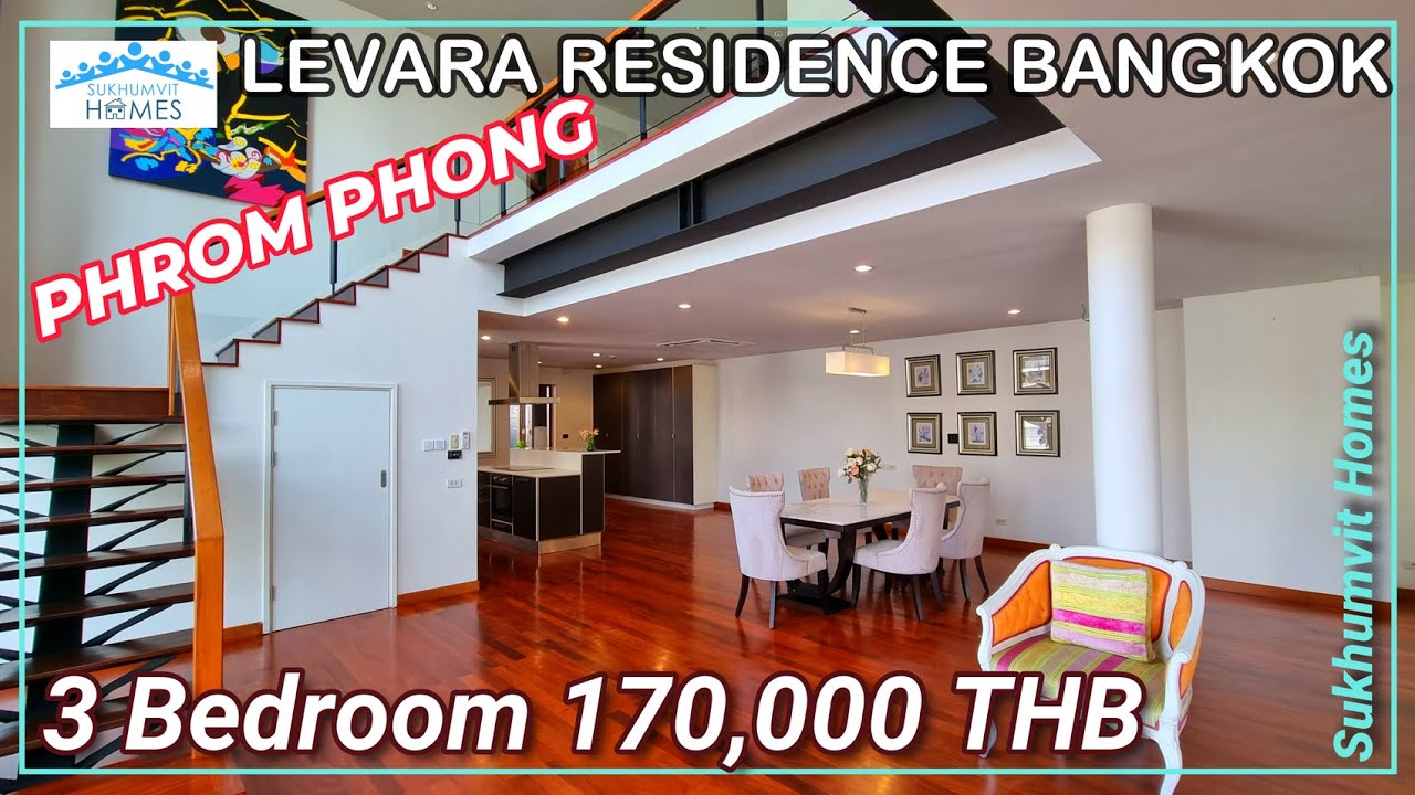 Living next to the Park Bangkok LeVara Residence 3 Bedrooms Phrom Phong ...