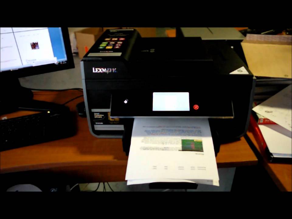 Lexmark Pro 915 - YouTube