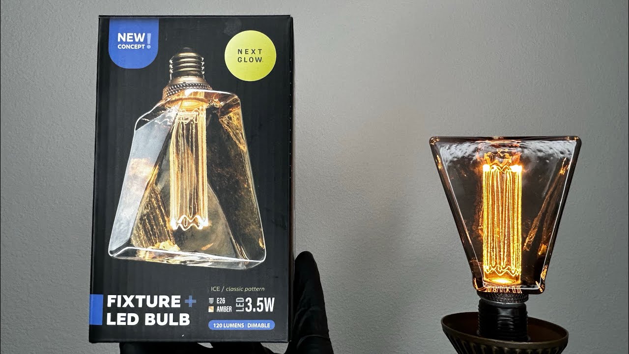 NEXT GLOW (ICE)- SMOKEY LED GLASS BULB - YouTube
