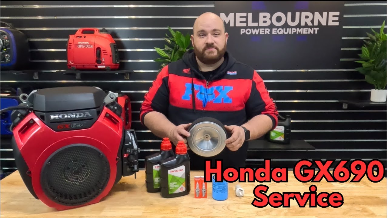 Honda GX690 V-Twin Engine Service - YouTube