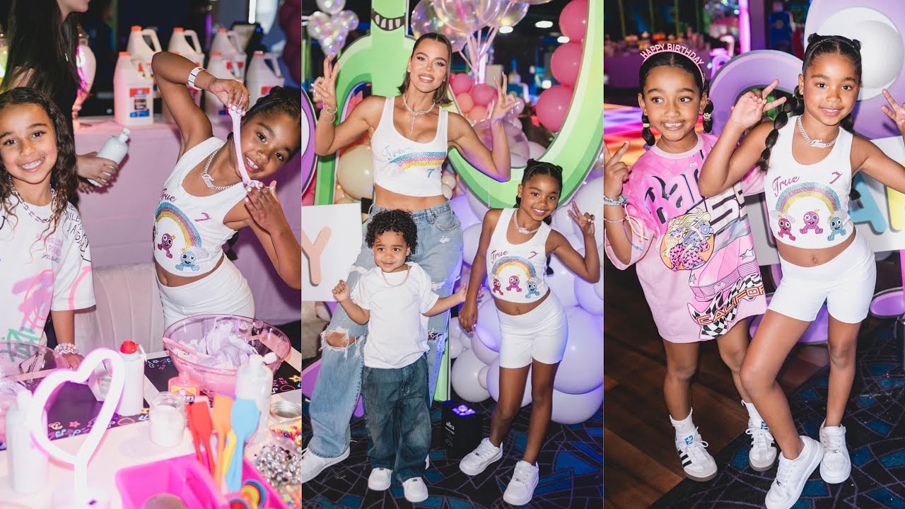 True Thompson's 7th Birthday Party - YouTube