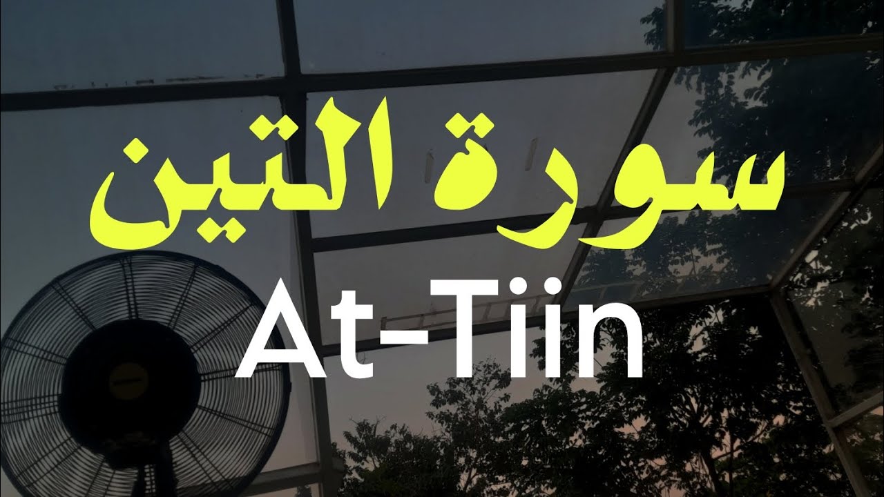 سورة التّين - Surah At-Tiin - YouTube