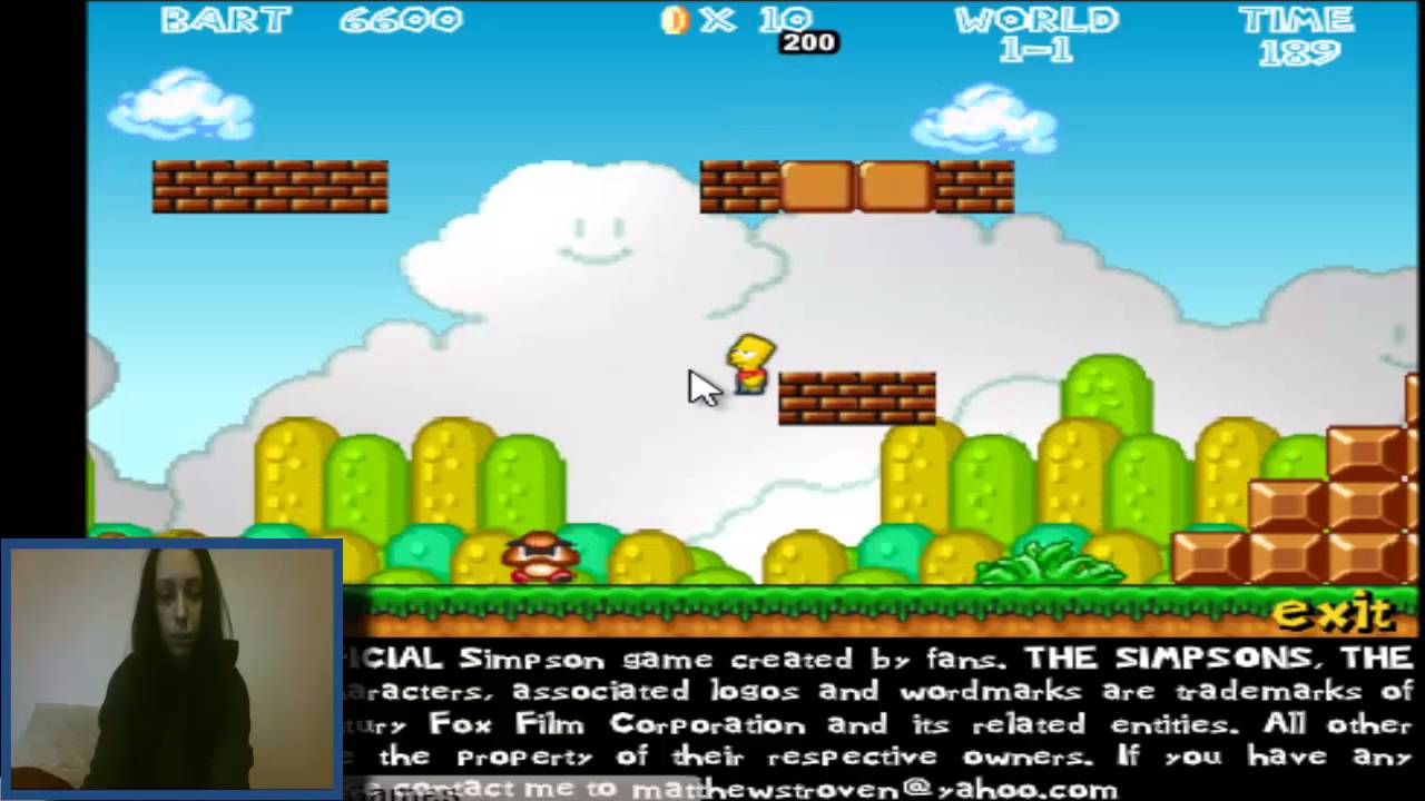 What if the Simpsons were in Super Mario Brothers? | Bart and Homer in ...
