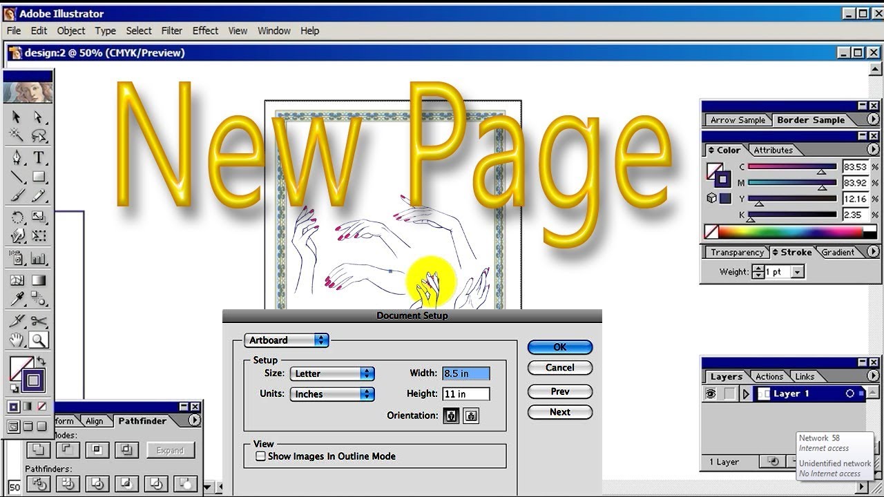 Creating A New Page In Illustrator And Photoshop YouTube Creating A New Page In Illustrator And Photoshop YouTube