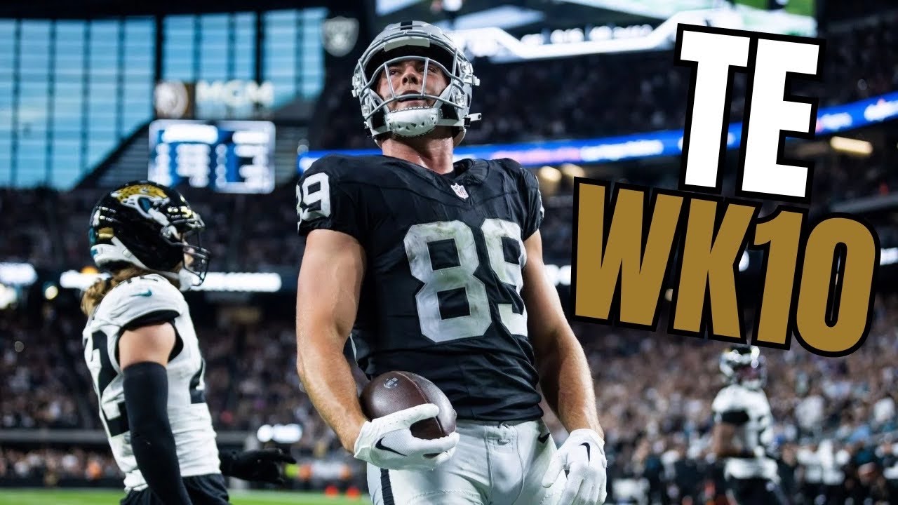 Week 10 Top 24 TE Rankings Fantasy Football- Brock Bowers, Sam LaPorta ...