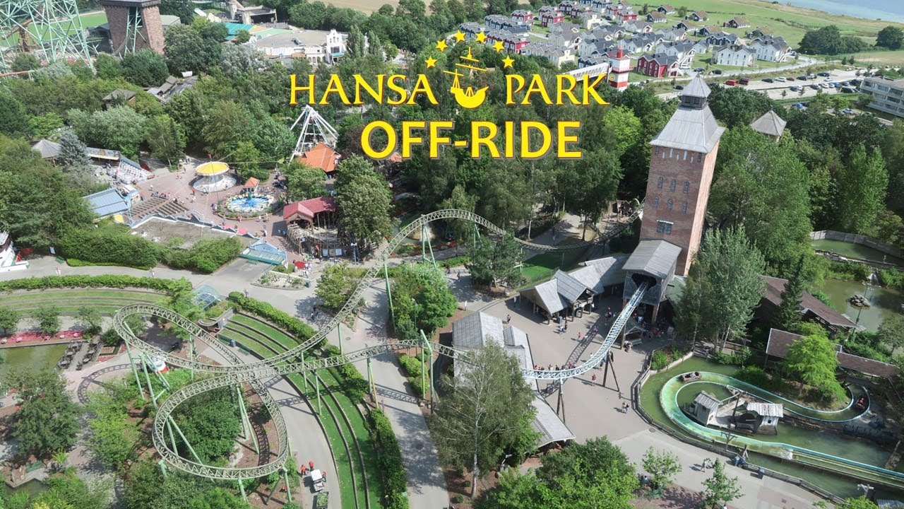 Hansa Park Off-Ride Footage, Northern Germany Theme Park | Non ...