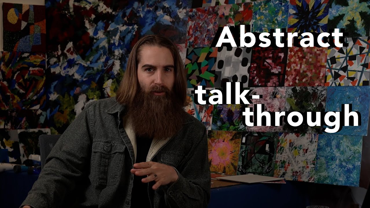Ep. 38. "bolt" acrylic abstract talk-through - YouTube