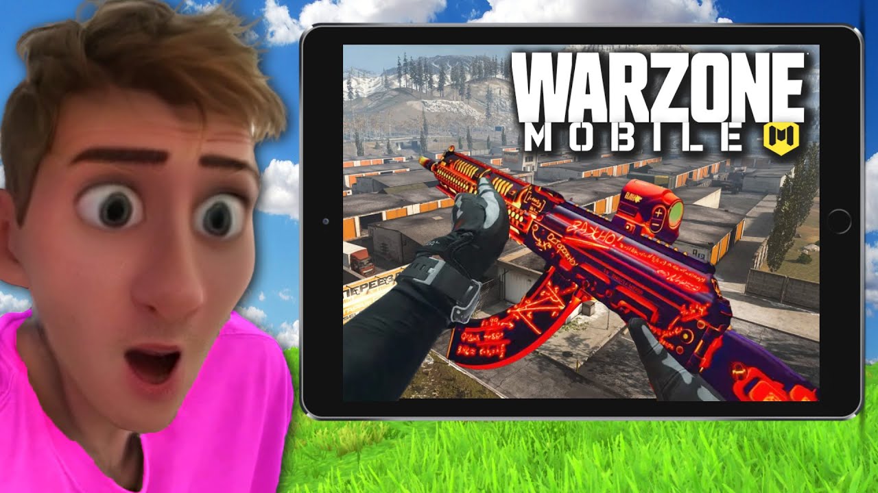FIRST TIME playing WARZONE MOBILE on IPAD 🤯 - YouTube