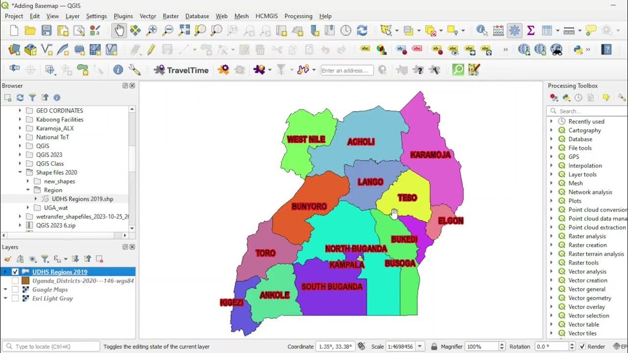 QGIS for Beginners Lesson 3 Adding Shapefiles and Colors - YouTube