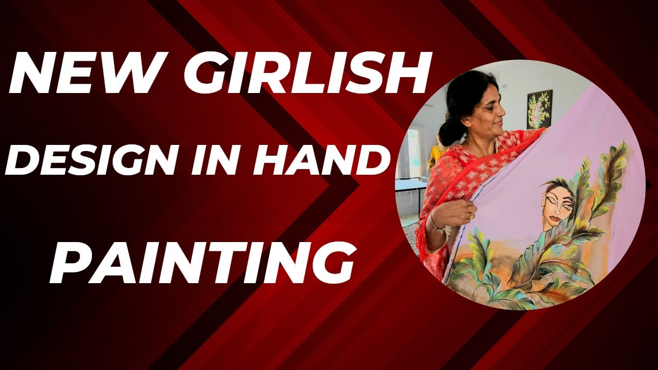 new girlish design and hand painting - YouTube