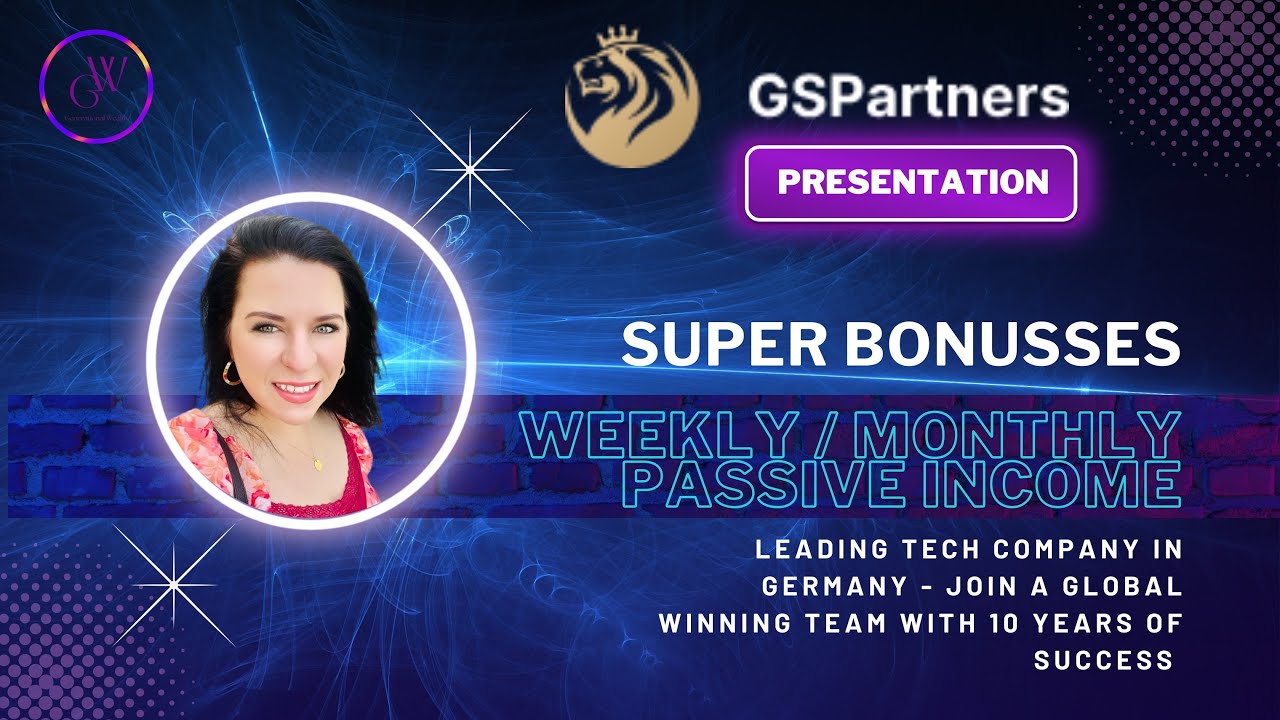 GS PARTNERS PRESENTATION - PASSIVE INCOME - SUPER BONUSSES - YouTube