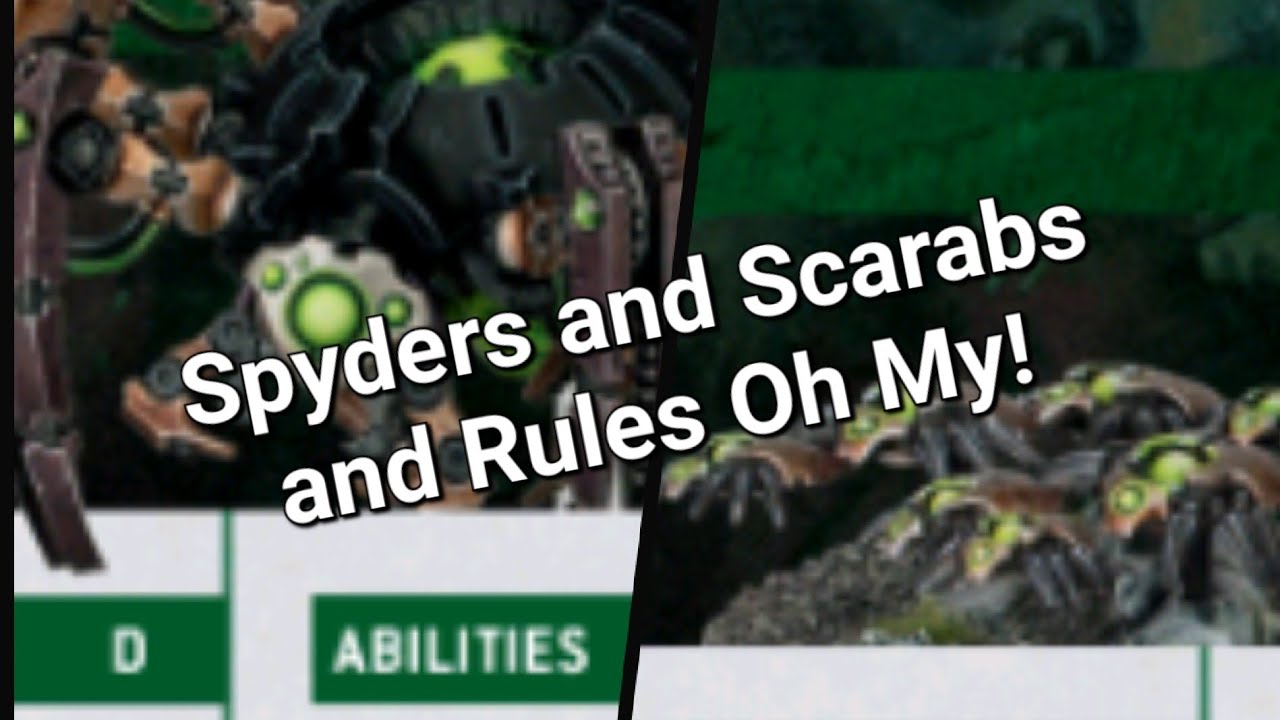 Awakening the Canoptek Harvest! Spyder & Scarab Tech! - YouTube