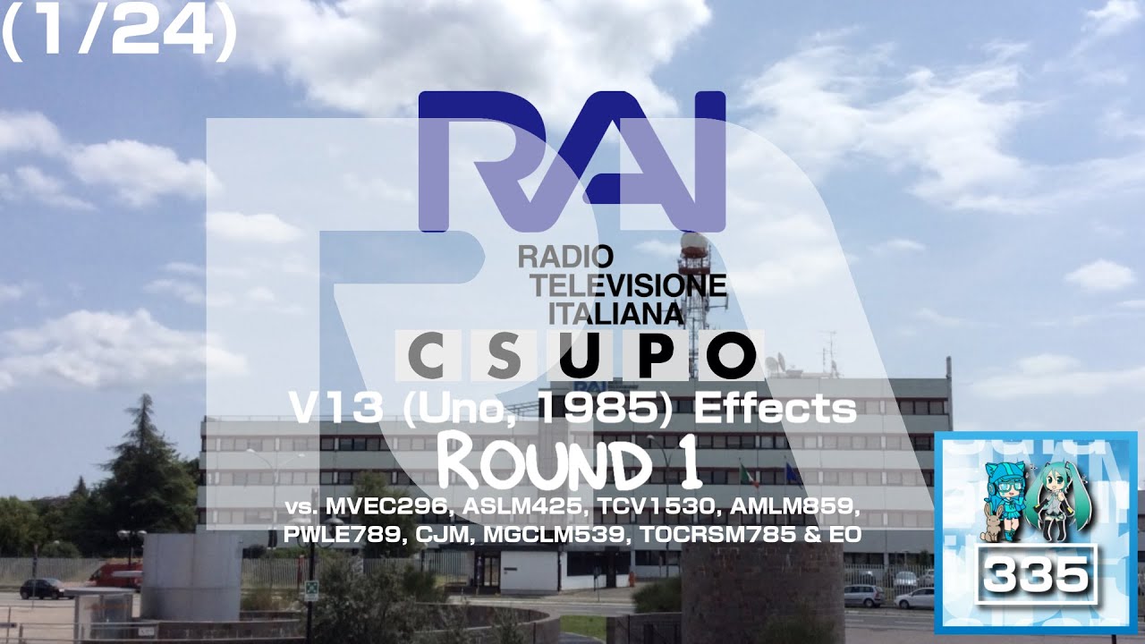 RAIC V13 (U,1985) ER1 vs MVEC296, ASLM425, TCV1530, AMLM859, PWLE789 ...