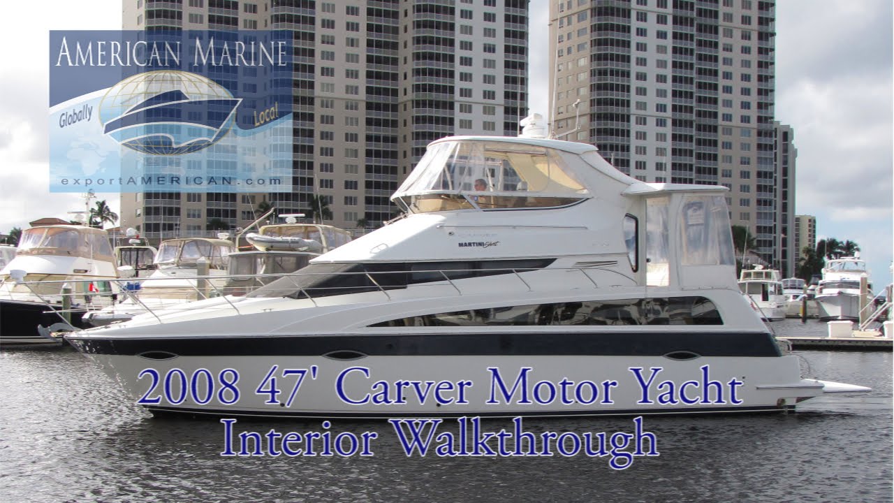 SOLD 2008 Carver 47 Motor Yacht HD - YouTube