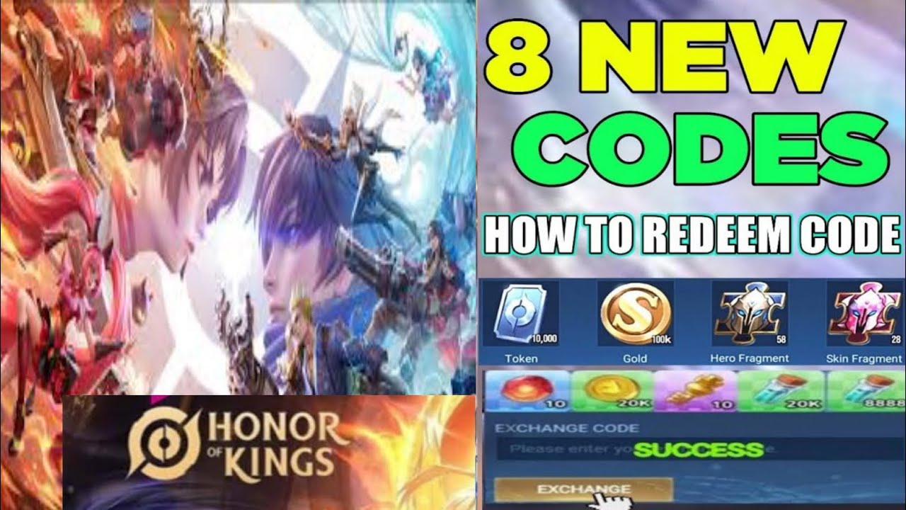 HOK REDEEM CODE! GET FREE REWARDS IN HONOR OF KINGS (HOK)! 2024 NEW ...