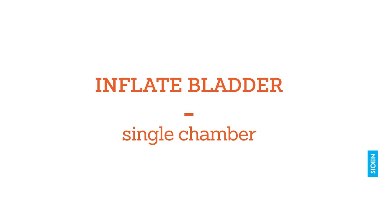 Inflate bladder: single bladder - YouTube