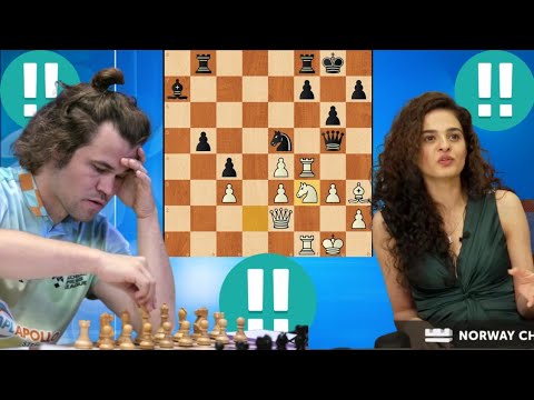 Chess Masterclass , Magnus carlsen vsTania sachdev 9 - YouTube