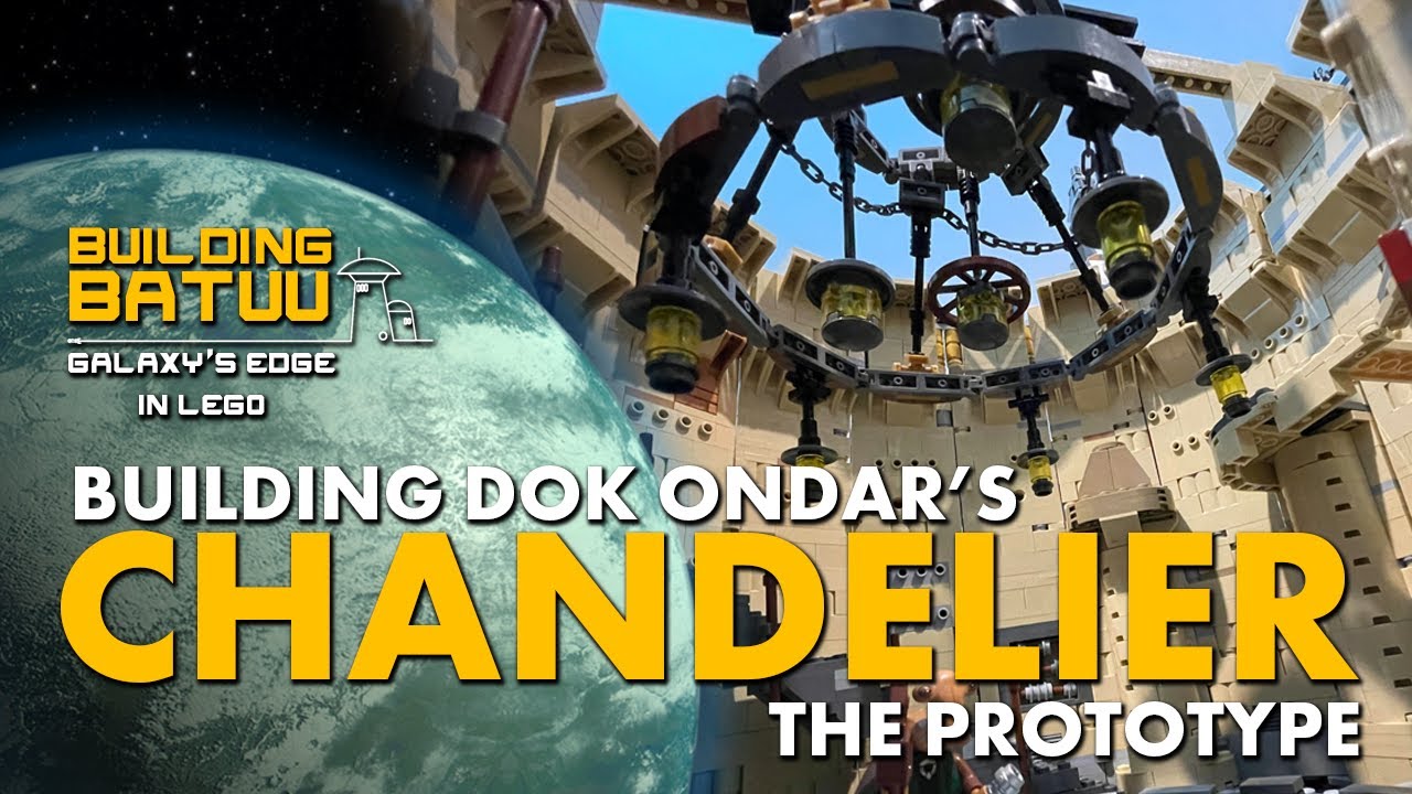 Building Batuu: Galaxy's Edge. A Lego Star Wars MOC. Chandelier ...