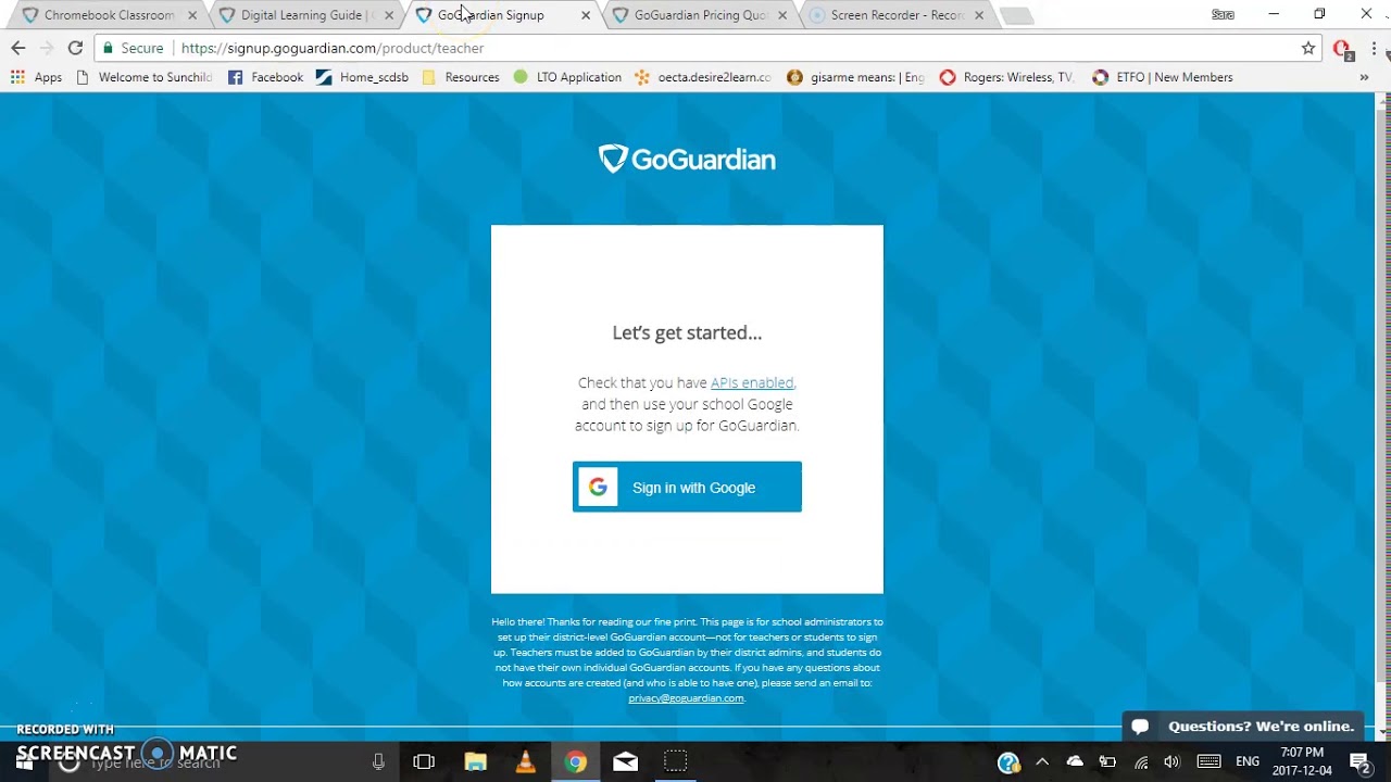 GoGuardian - Screen Cast - YouTube