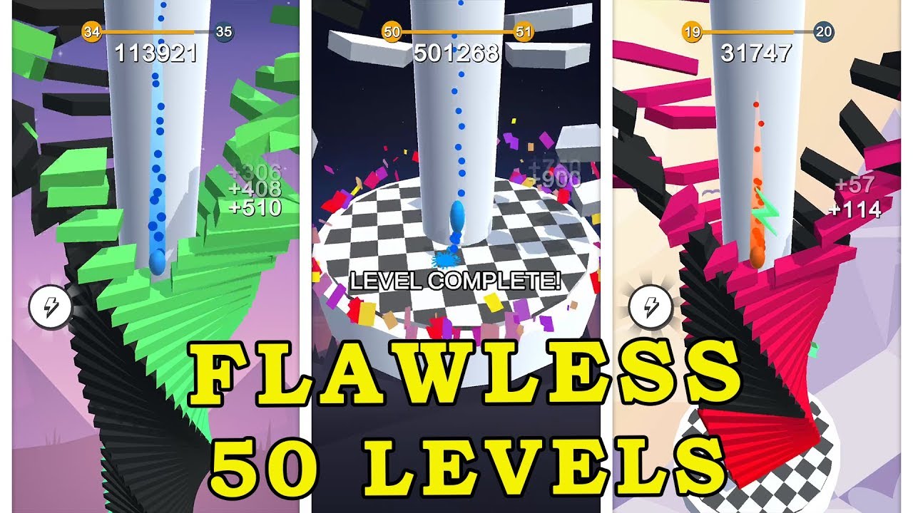 Stack fall - 50 Levels - YouTube