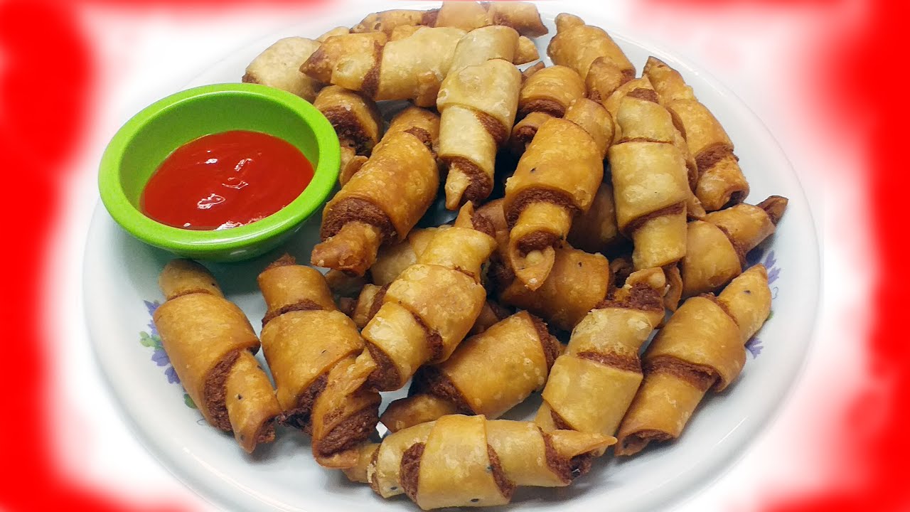 Potato Roll Samosa | Crispy Potato Samosa Pastry | How to make potato ...