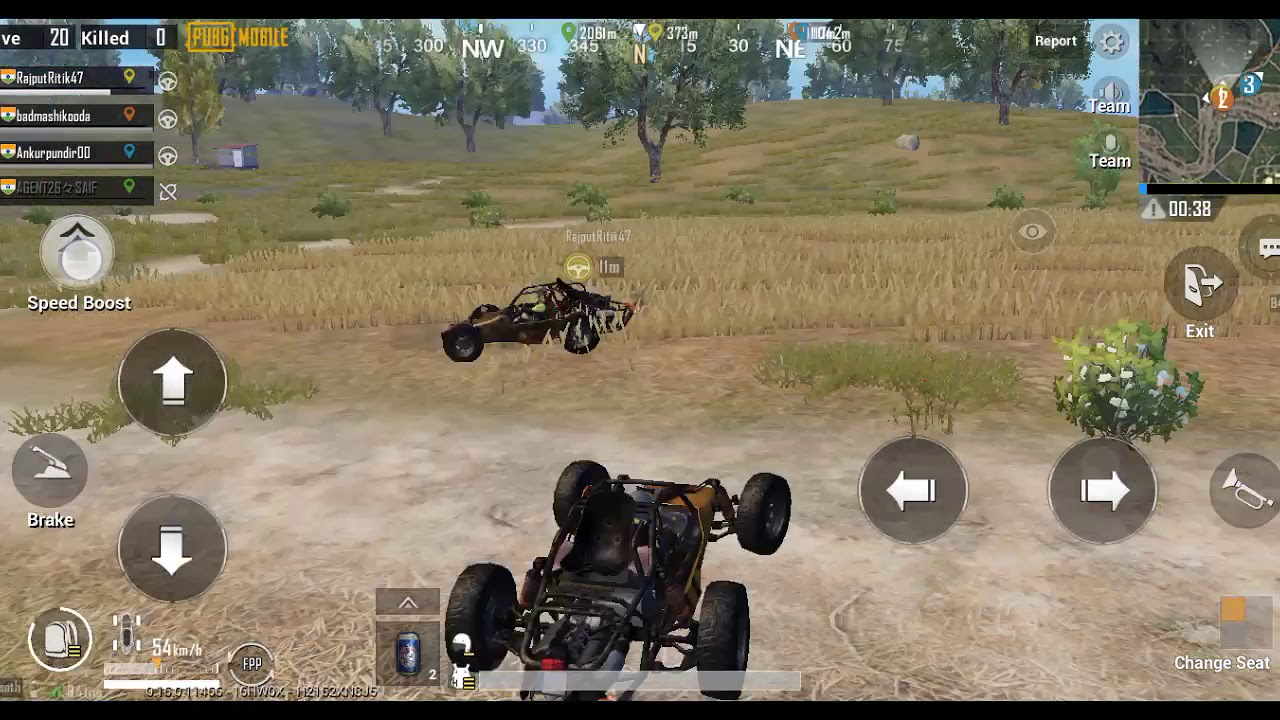 Pubg car racing - YouTube