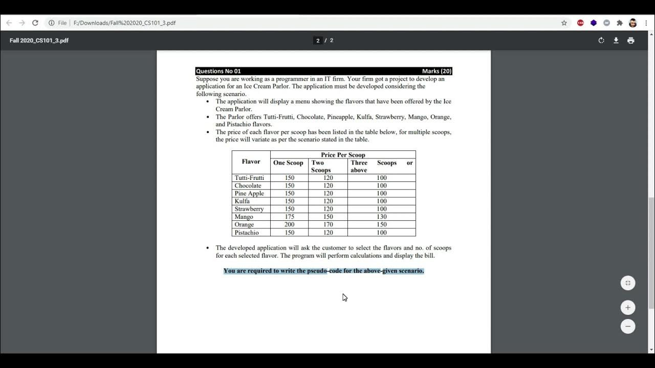 Cs101 Assignment 3 Solution Fall 2020 Youtube