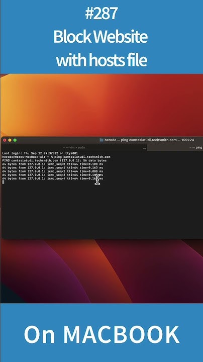 How to block website by hosts file on MacBook #shorts - YouTube