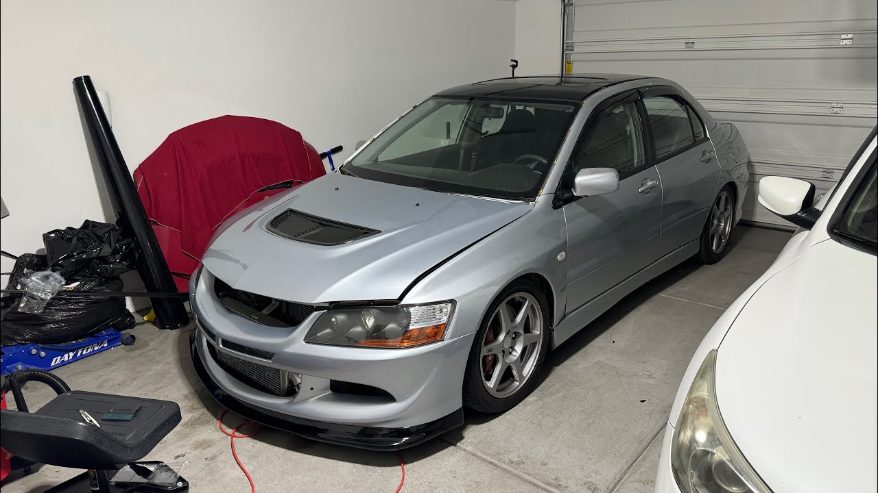 Turning Jaylene’s Evo 8 To Look Better! | First Attempt Vinyl Wrapping ...