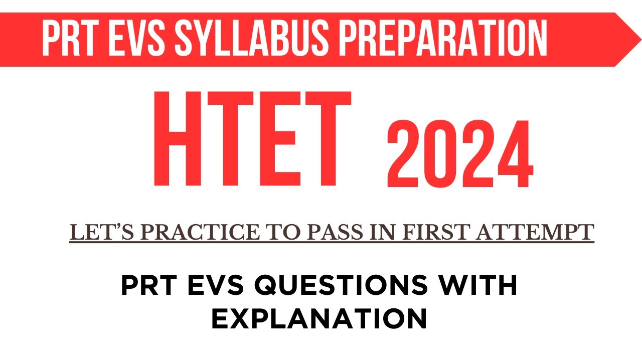 HTET PRT PREPARATION - YouTube
