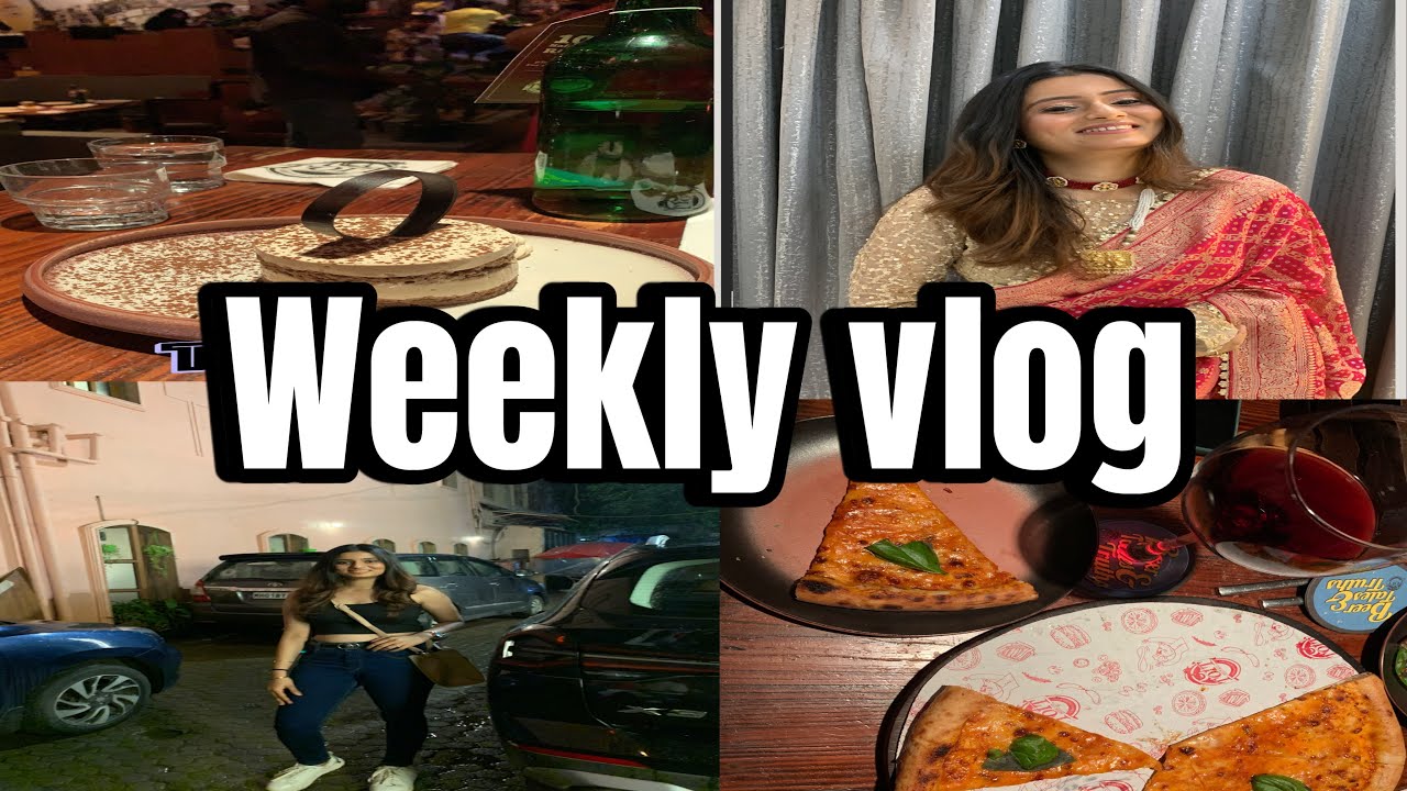 Weekly vlog ||Shoot day|| Dinner with friend||Riya Rathod|| vlog 🫶 ...