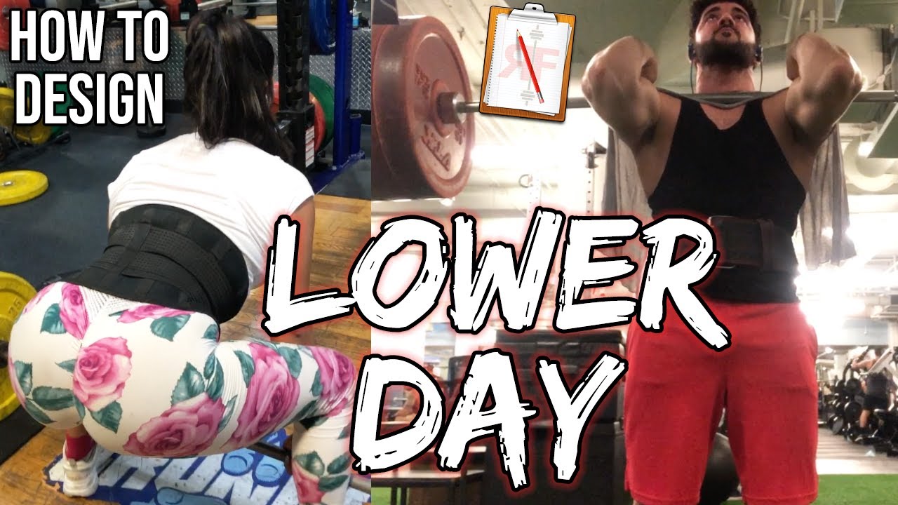 How to Design LOWER BODY Day for Size and Strength - YouTube