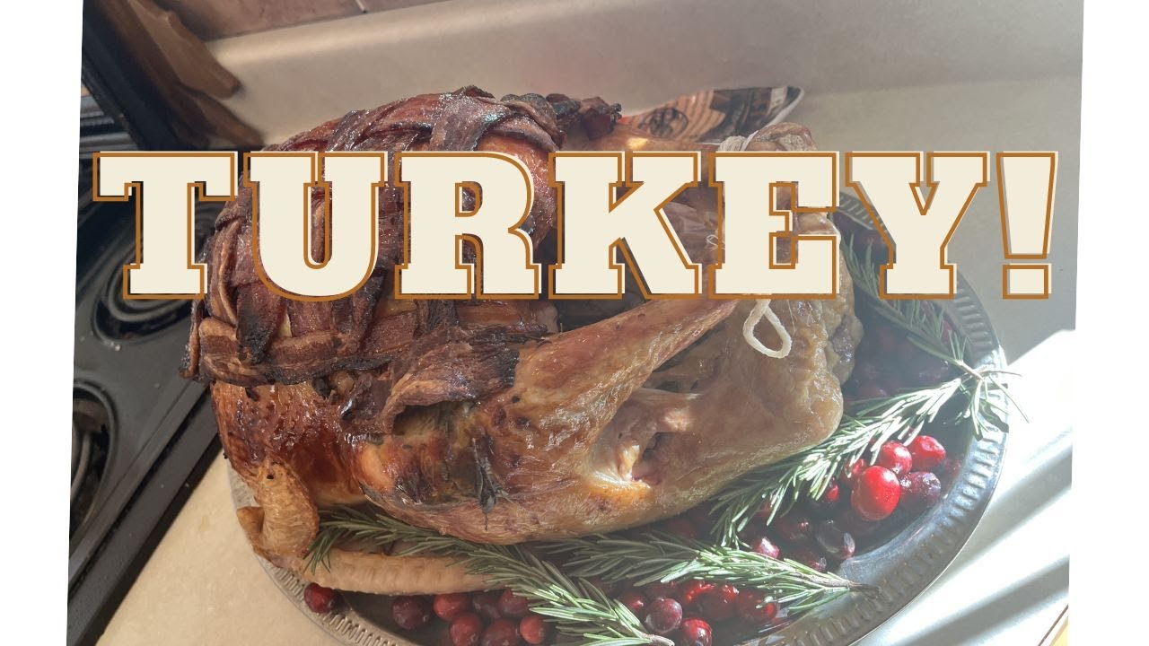 Maple-Roasted Turkey with Herb Butter and Latticed Bacon Topping - YouTube