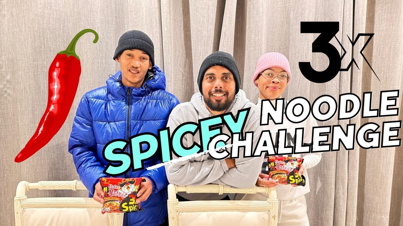 SPICEY NOODLE CHALLENGE(PART2) 3X! - YouTube