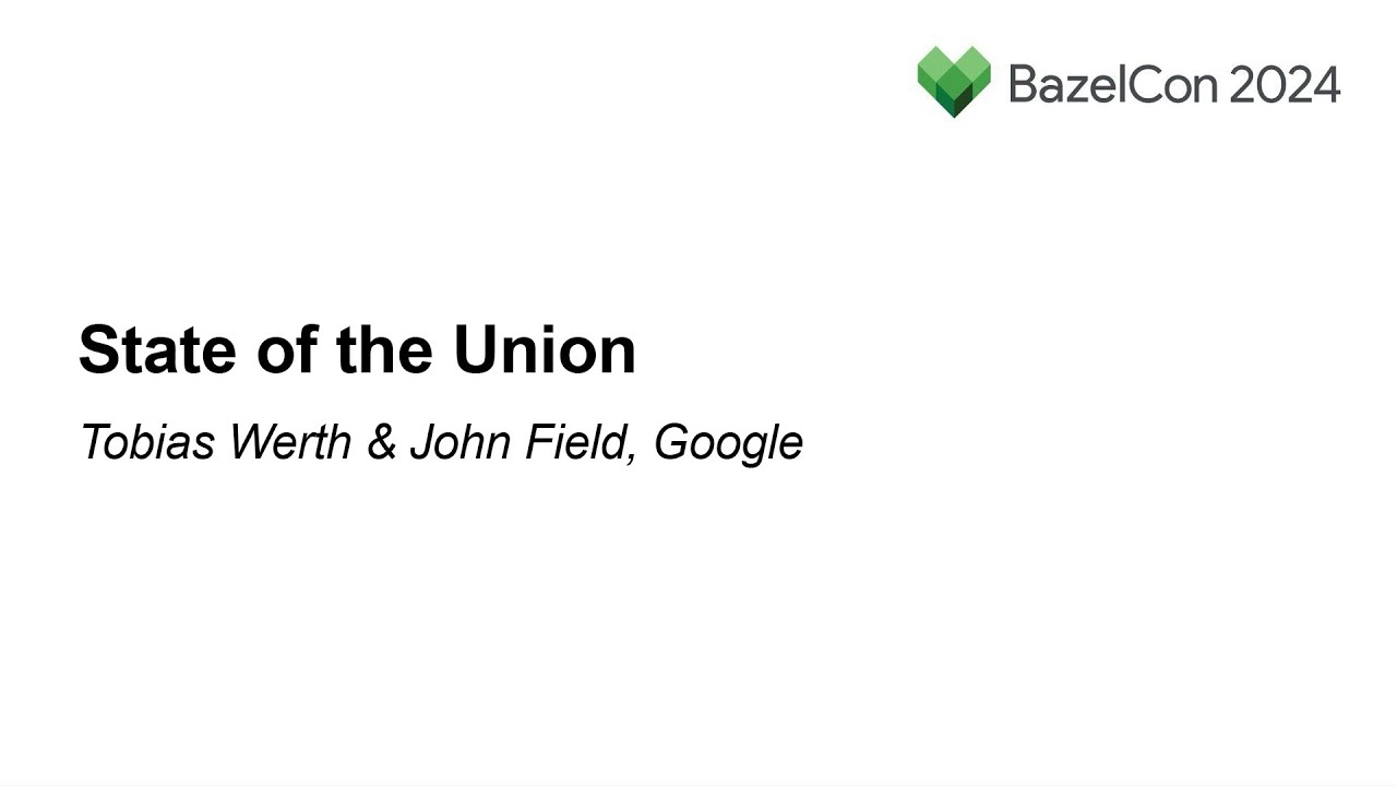State of the Union - Tobias Werth & John Field, Google - YouTube