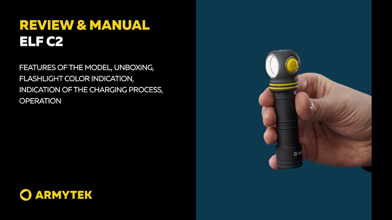 Review & Manual: Armytek Elf C2 - YouTube