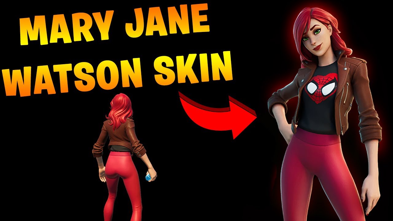 FREE BUILD COM A SKIN DA MARY JANE WATSON I FORTNITE - YouTube