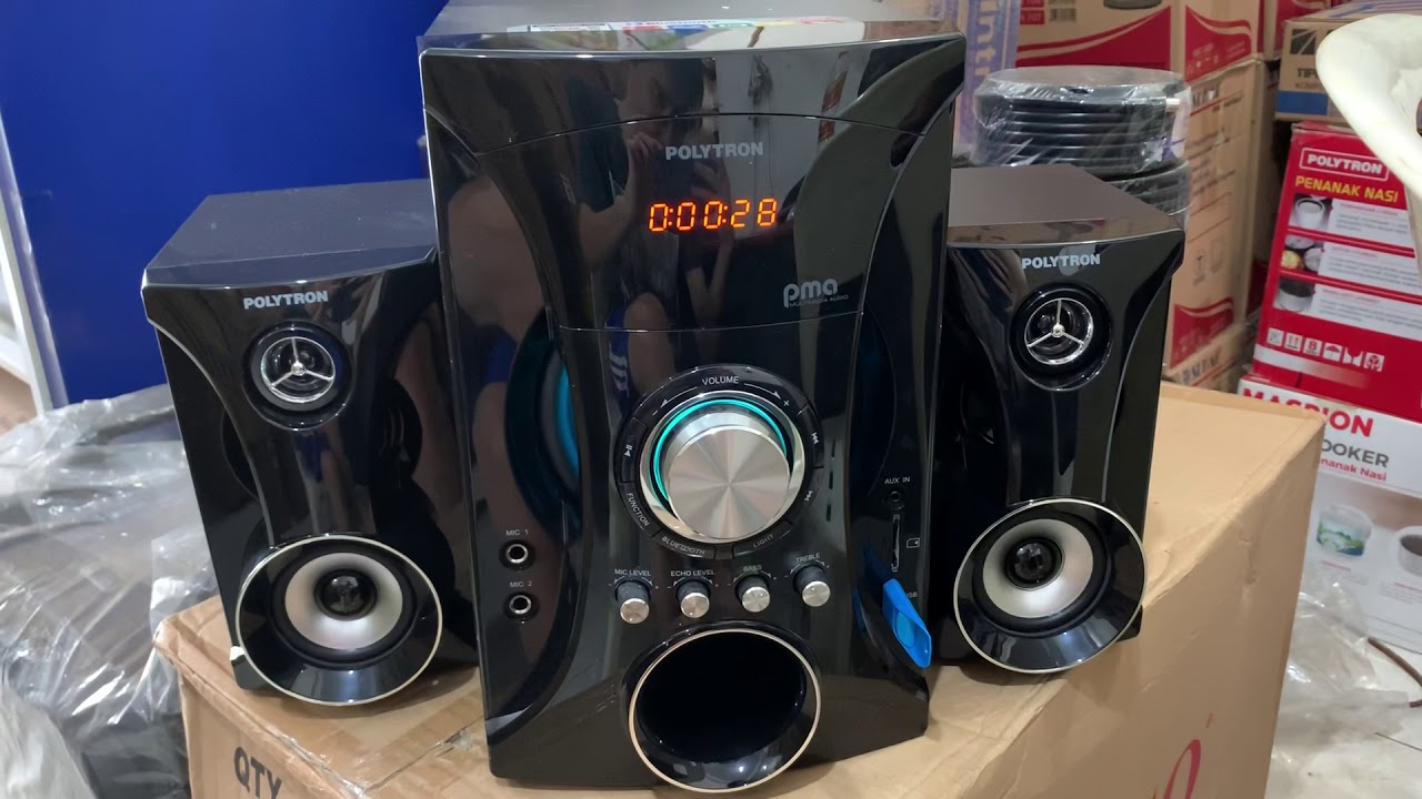 Demo Test Speaker Multimedia Polytron PMA 9505 - YouTube