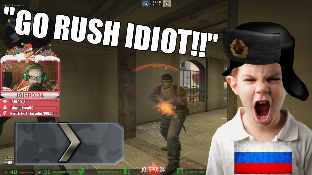 Toxic Russian Kid Has a Mental Breakdown In CS:GO Silver Matchmaking ...